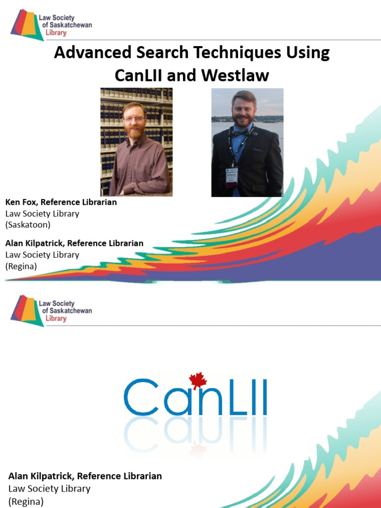 Advanced CanLII & Westlaw Search Tips | PDF