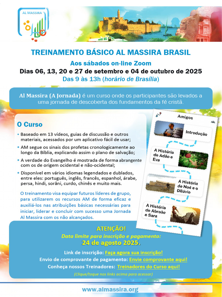 Treinamento Al Massira Brasil 2025 | PDF