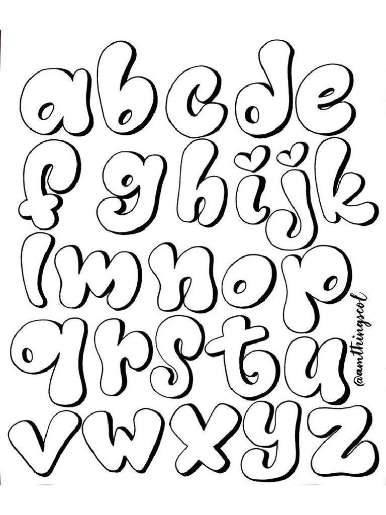 Moldes de Letras | PDF