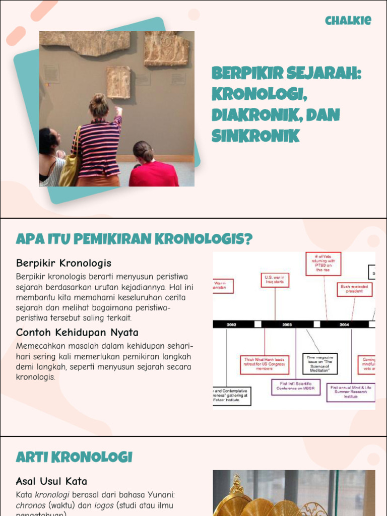 Berpikir Sejarah - Kronologis, Diakronik, Dan Sinkronik | PDF