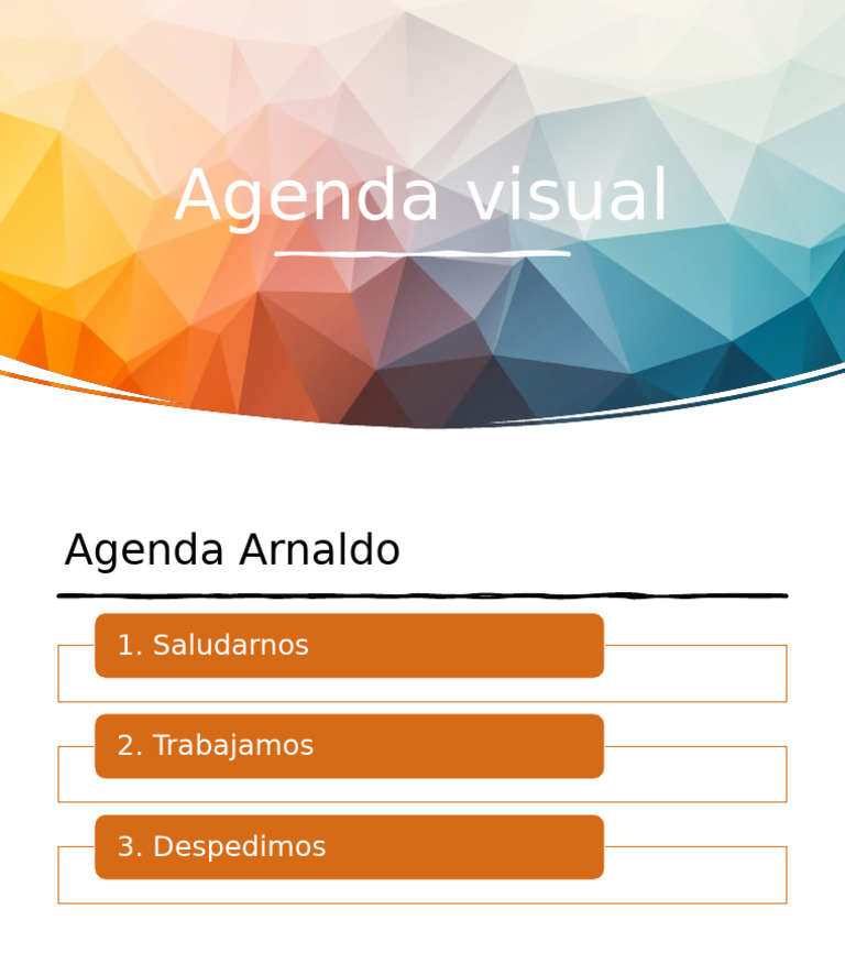 Agenda Visual | PDF