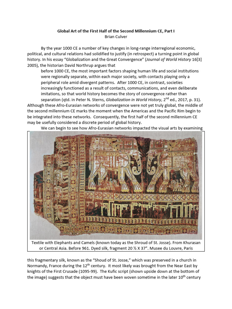 Global Art of The First Half of The Second Millennium CE, Part I | PDF ...