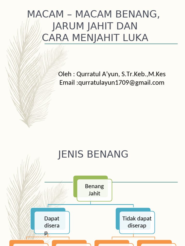 Cara Menjahit Luka (Heating) | PDF
