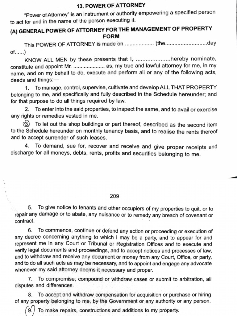 Drafting Power of Attorney | PDF | Lease | Leasehold Estate