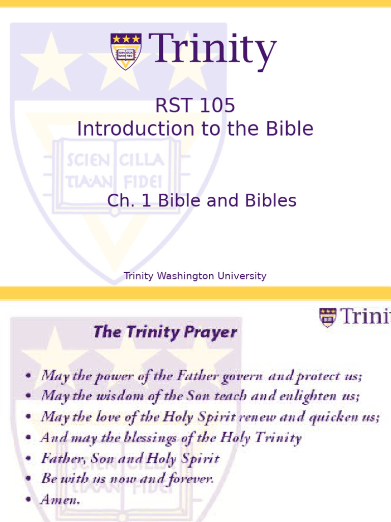 Introduction to the Bible Course Overview | PDF | Bible | Biblical Canon