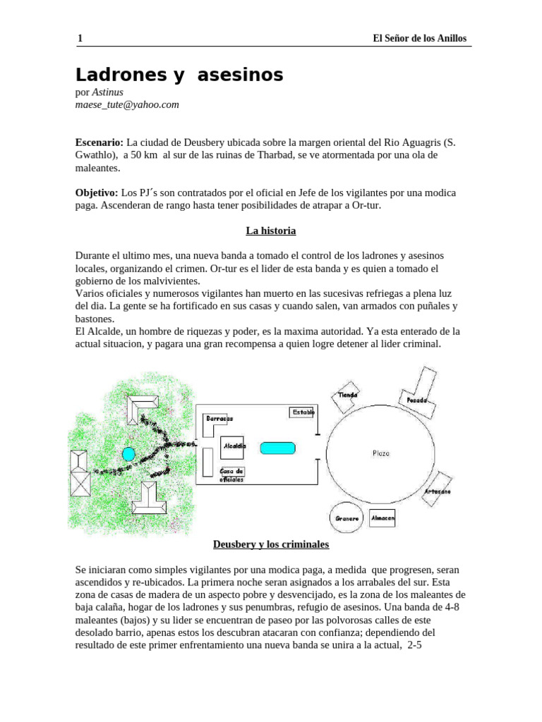 Ladrones y Asesinos: Astinus | PDF