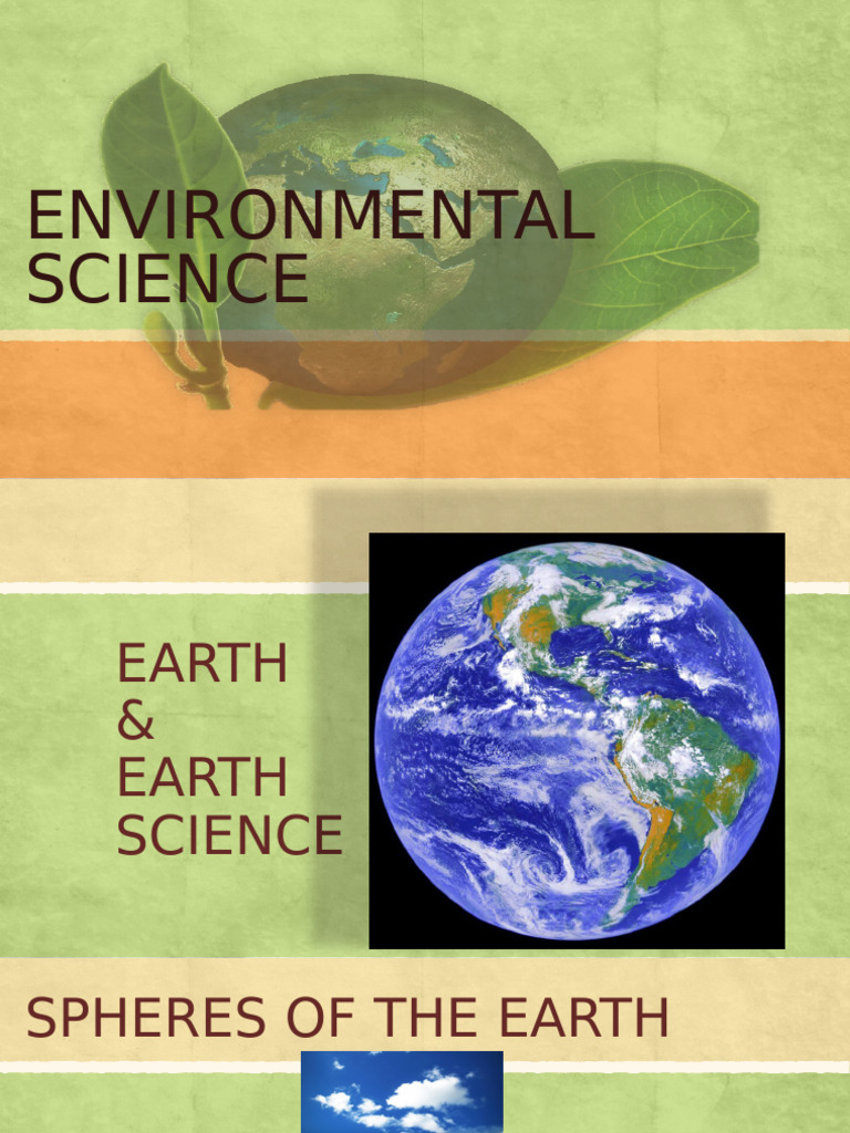 Earth Science and Ecology Overview | PDF | Earth Sciences | Natural ...