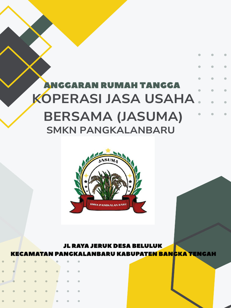 ART Koperasi Jasuma Lengkap | PDF