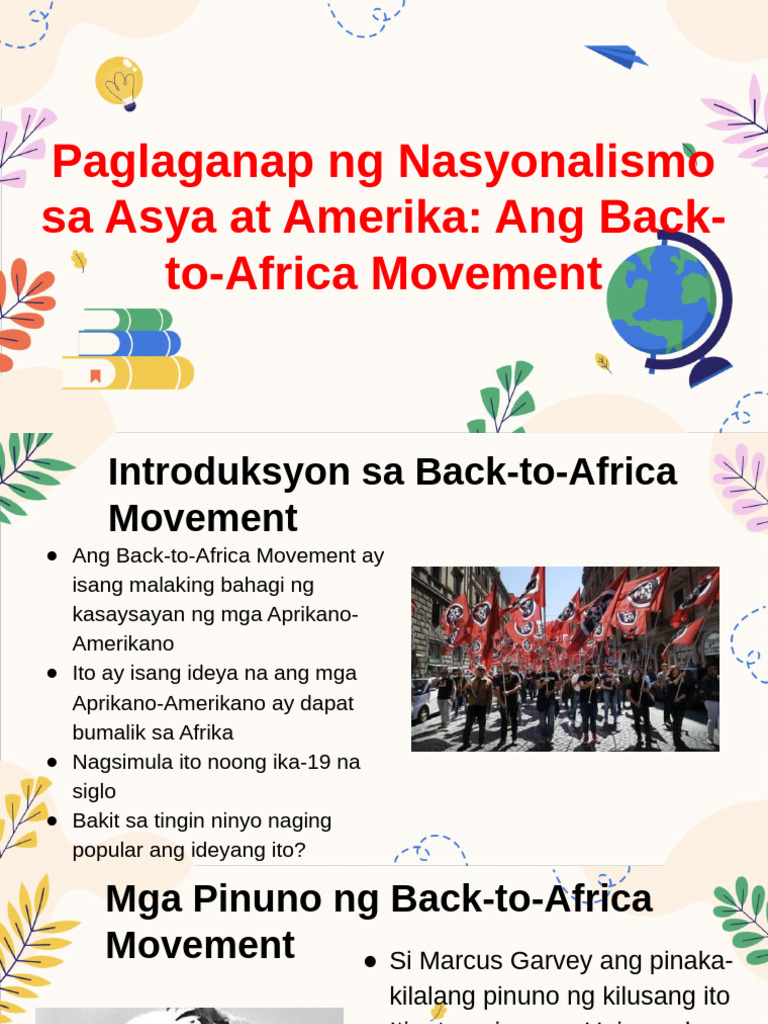 AP8 Q2 G3. Paglaganap NG Nasyonalismo Sa Asya at Amerika (3. Back-to ...