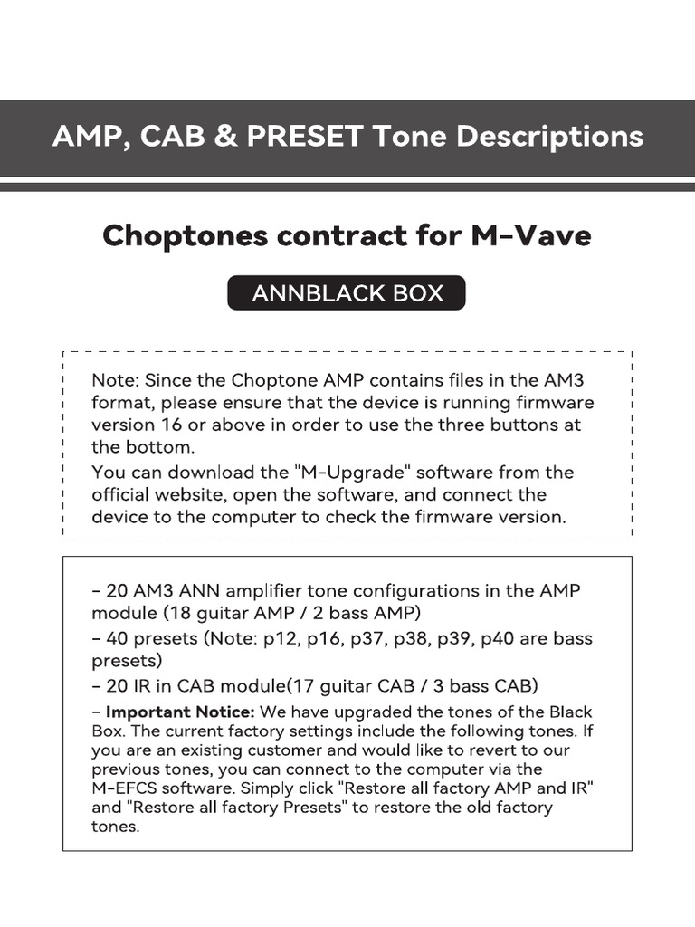 Chop Tones | PDF
