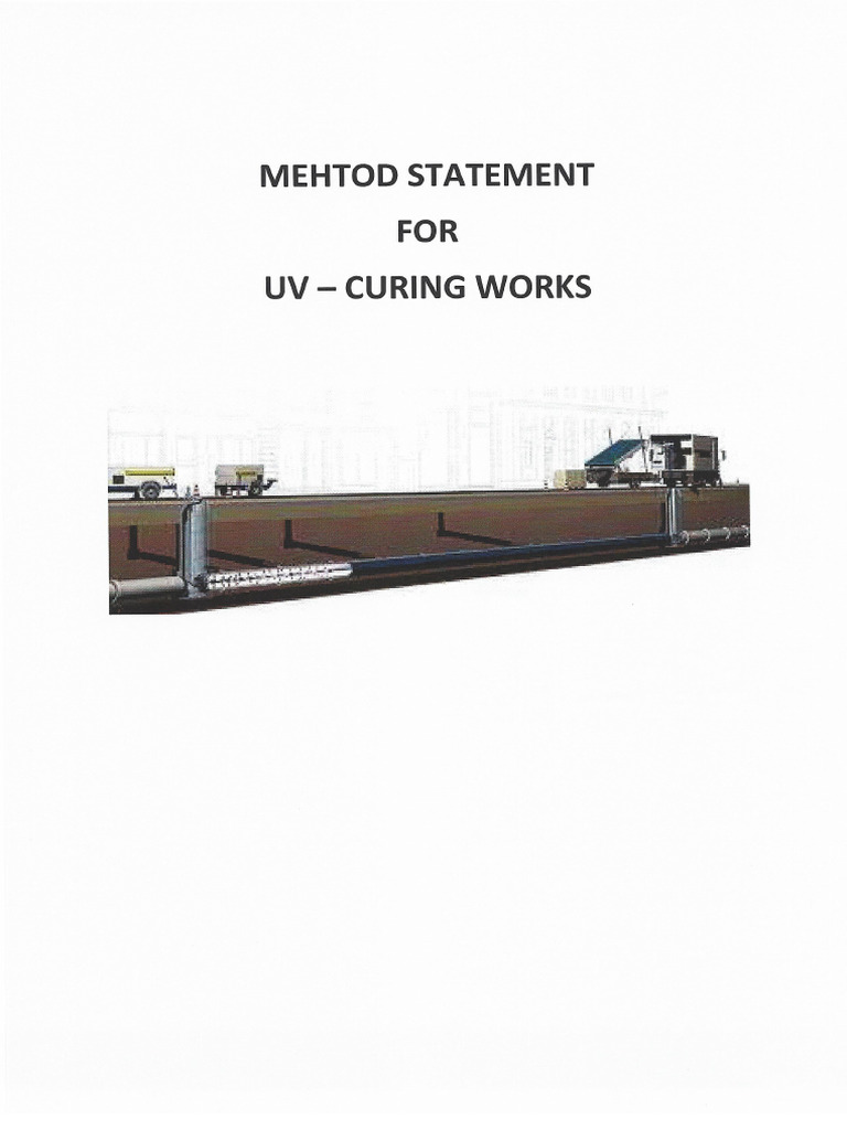 Method Statement - Cipp Uv Works | PDF