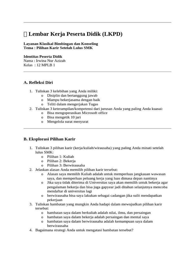 LKPD | PDF