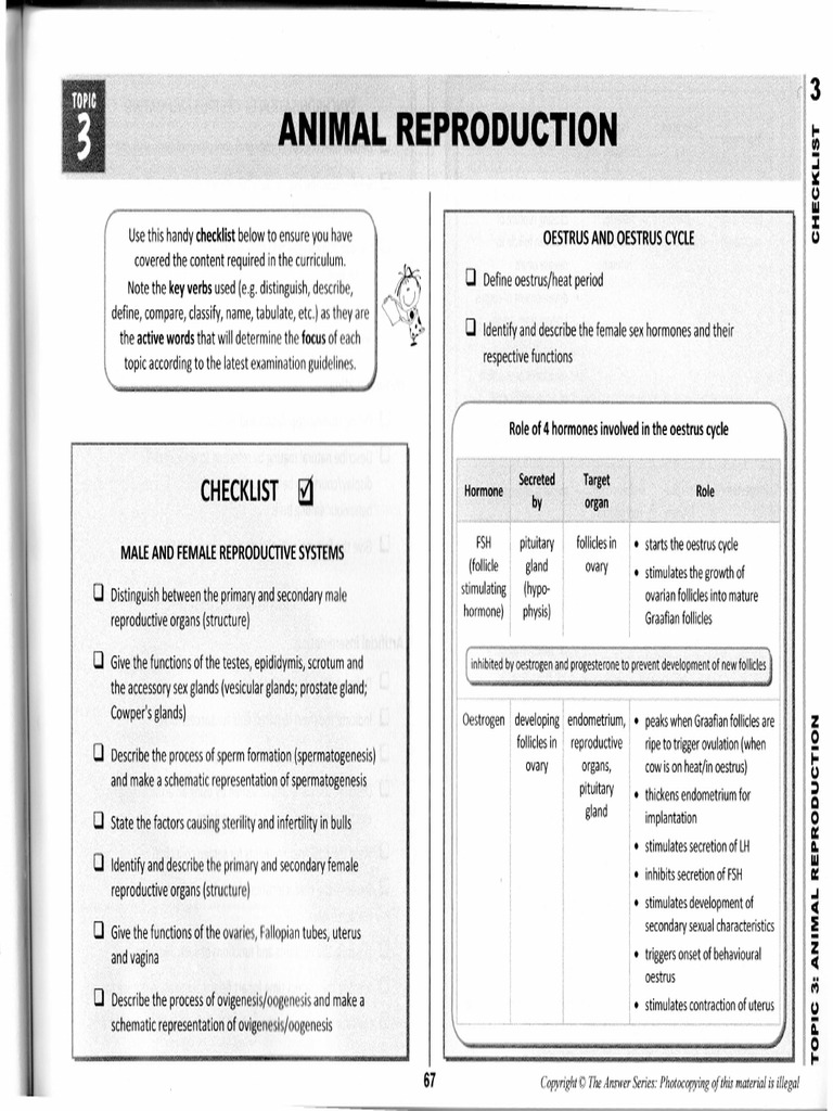 Male and Female Reproductive Systems Guide | PDF | Luteinizing Hormone ...