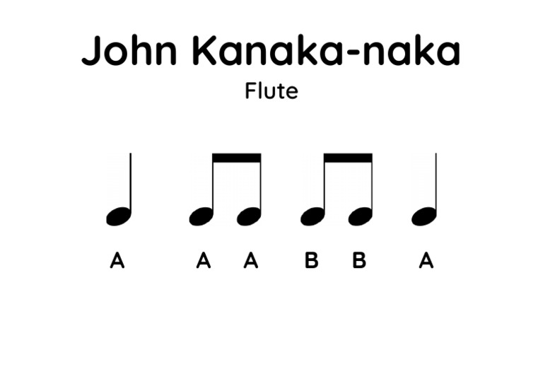 John Kanaka-Naka (Flute) | PDF