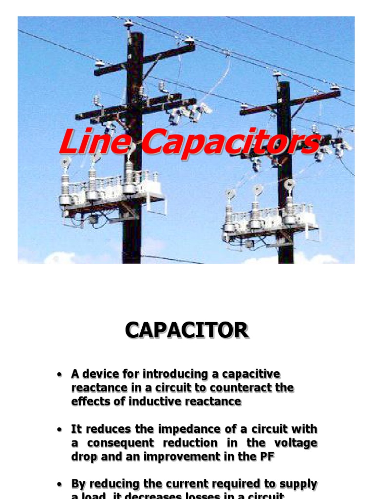 Line Capacitors | Download Free PDF | Capacitor | Electrical Impedance
