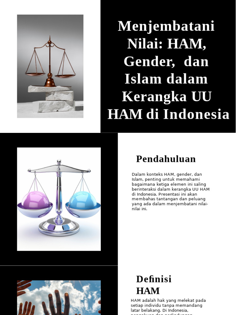 Slidesgo Menjembatani Nilai Ham Gender Dan Islam Dalam Kerangka Uu Ham ...