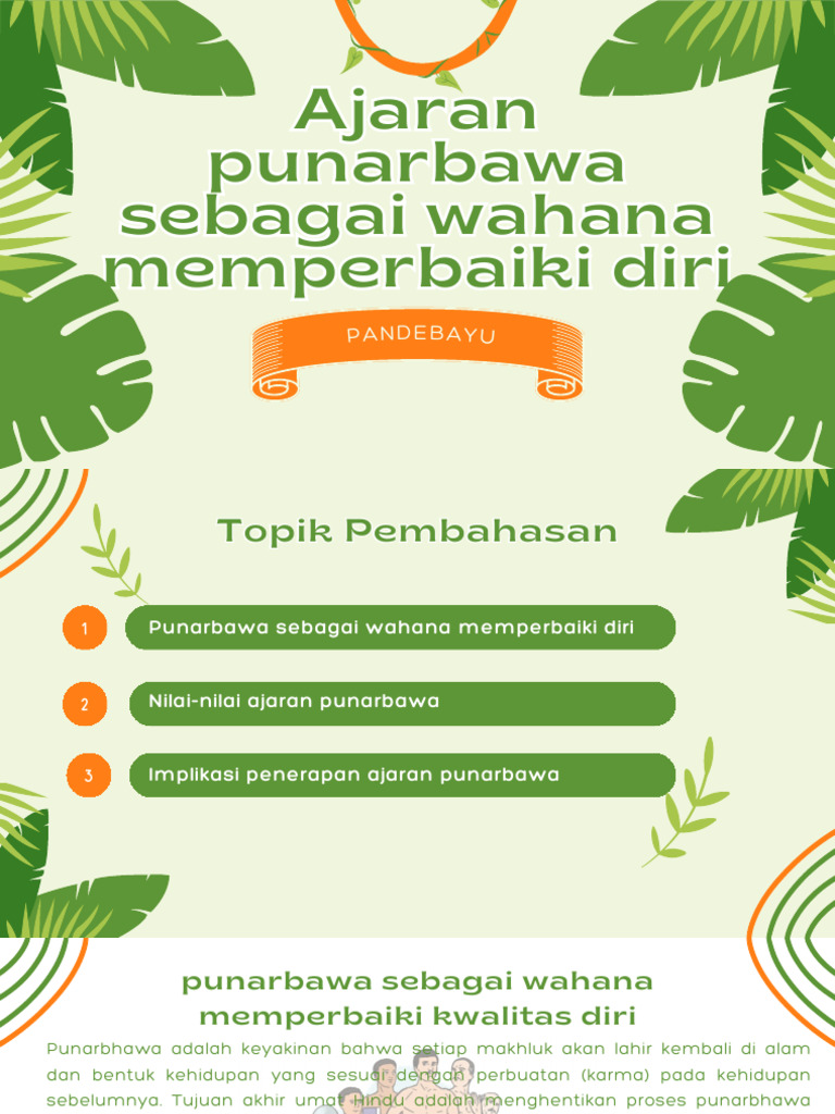 Implikasi Ajaran Punarbhawa untuk Diri | PDF