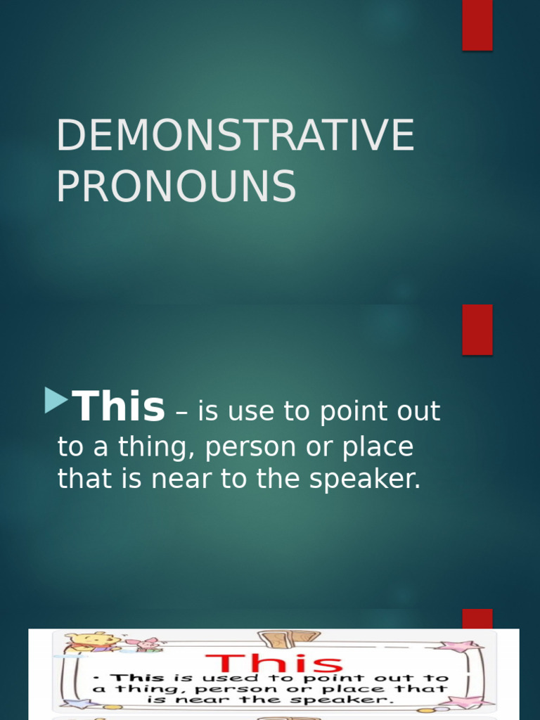 Demonstrative Powerpoint | PDF
