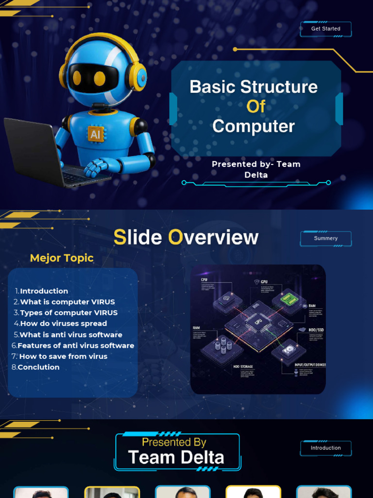 Basic Structure of COMPUTEr | PDF | Central Processing Unit | Computer ...