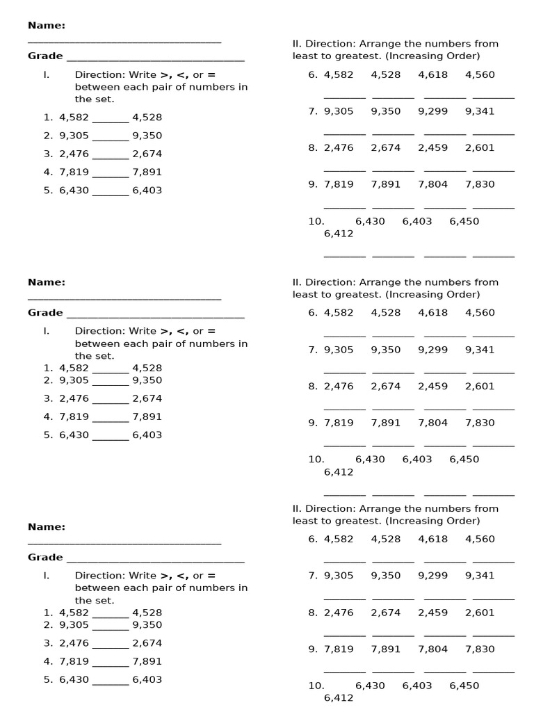 Worksheets Q1 W8 Math Science 3 | PDF