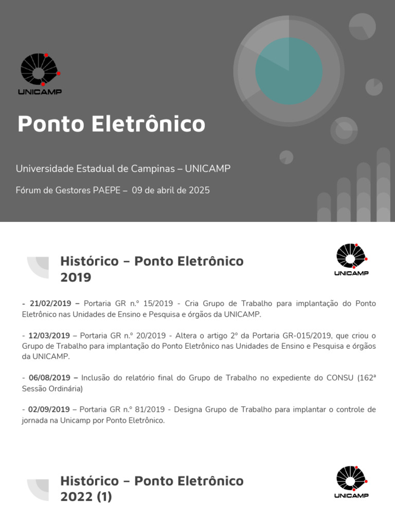 Ponto Eletrônico - Resumo Apresentação Forum Gestores PAEPE 09-04-2025 ...