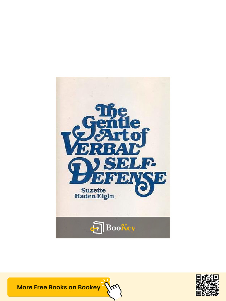 Verbal Self-Defense Strategies Guide | PDF | Body Language | Communication