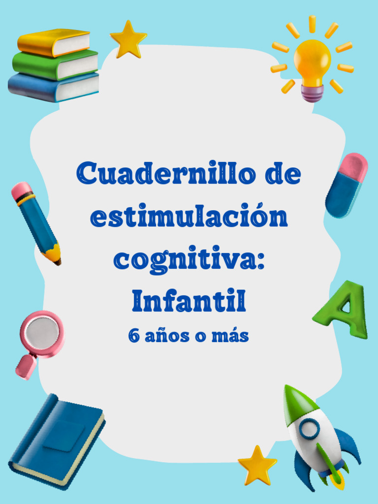 Cuadernillo de Estimulación Cognitiva Infantil 6 A | PDF | Alimentos