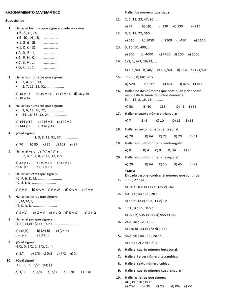 SEM1_SUCESIONES_OPERADORES_EMCH_ANTICIP_2025 | PDF