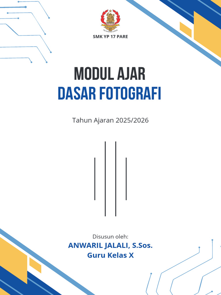 Biru Kuning Modern Sampul Modul Ajar Dokumen A4 | PDF