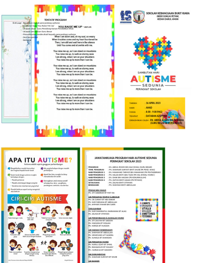 BROSUR Hari Autisme | PDF