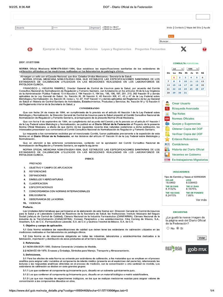 Nom 078 Ssa1 1994 | PDF