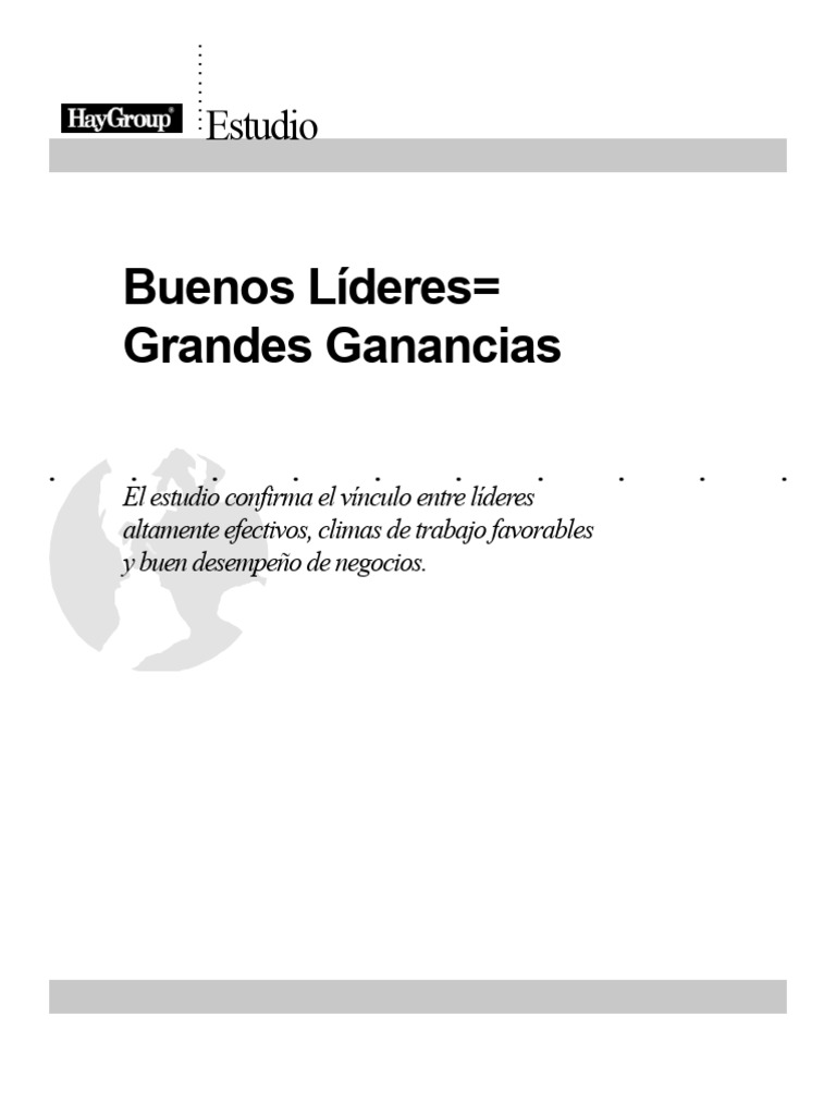 20.buenos Líderes Grandes Ganancias | PDF | Economias