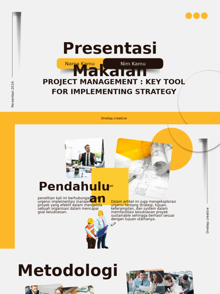 Makalah Template PPT 05 | PDF