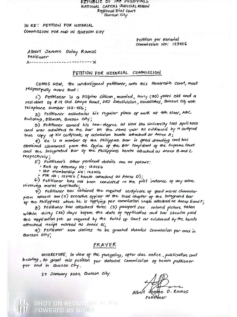 Notarial Commission | PDF