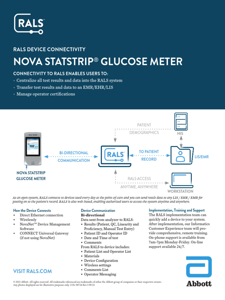 RALS System Integration with Glucometer | PDF | Electronic Health ...
