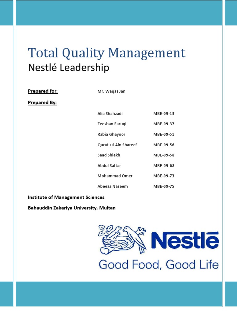 Leadership | PDF | Leadership | Nestlé