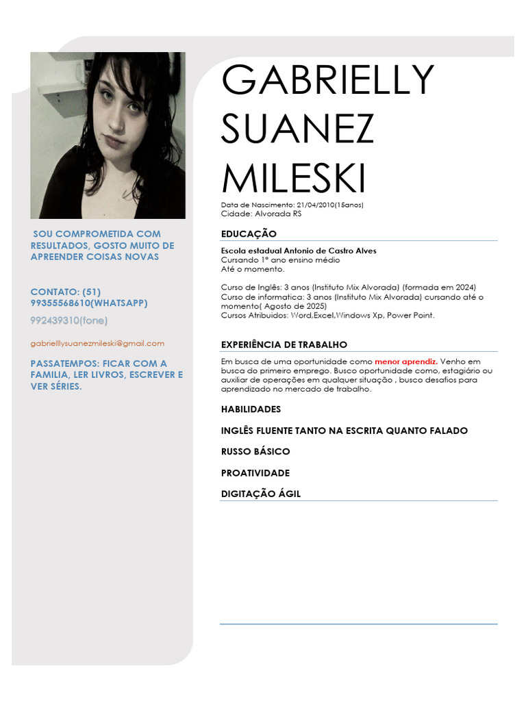 Gabrielly Suanez Mileski-2 | PDF