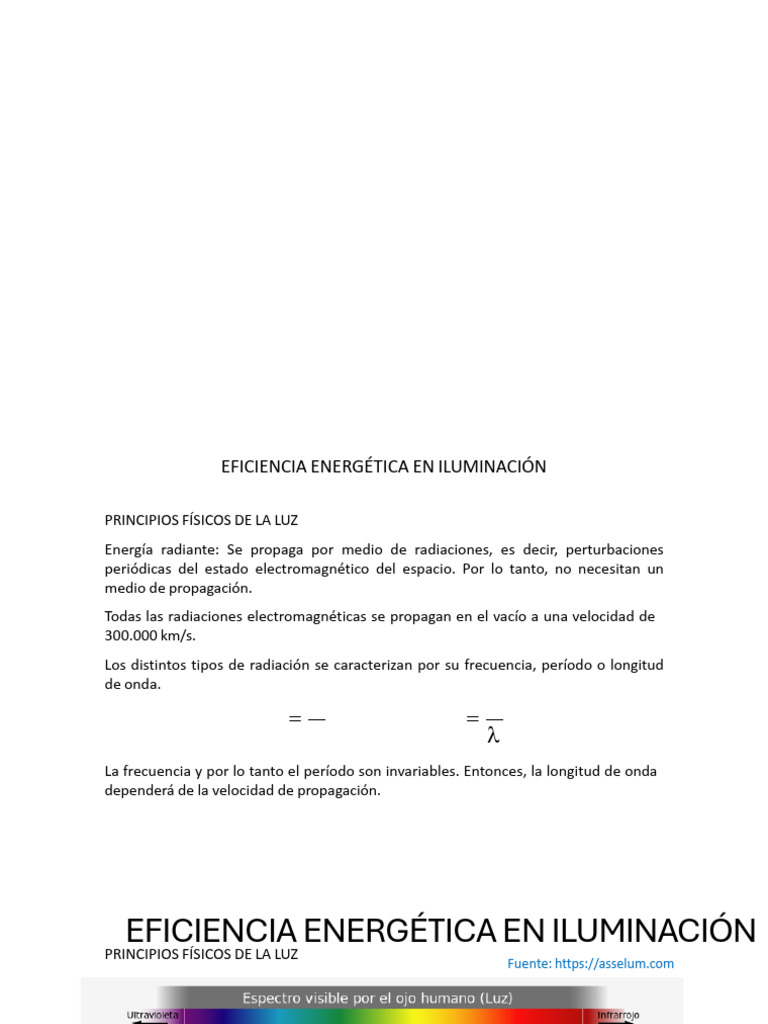 Presentación + Lamparas 2025 | PDF | Radiación electromagnética | Encendiendo