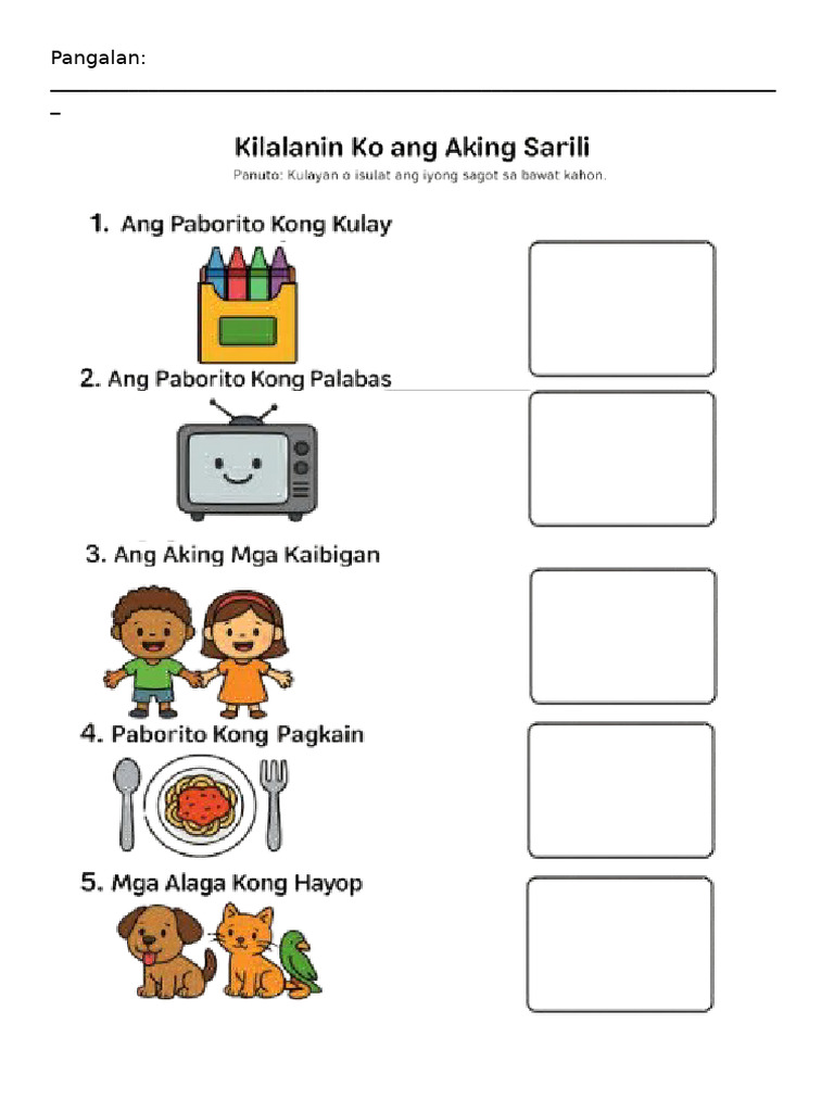 Grade 1 - Mga Paborito | PDF