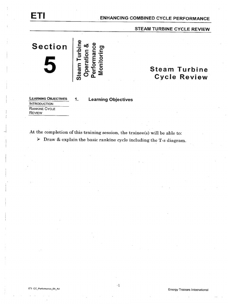 Enhancing Combined Cycle Performance - Section 5-6 | PDF