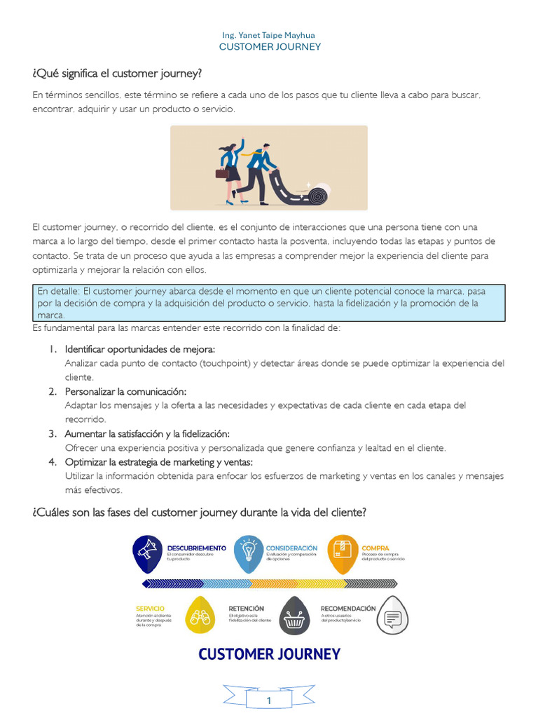 Qué Significa El Customer Journey | PDF | Marketing | Cliente