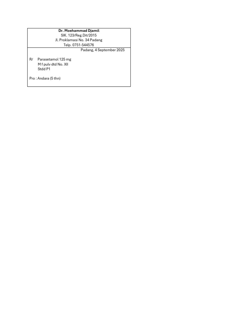 Resep Minggu 1 | PDF