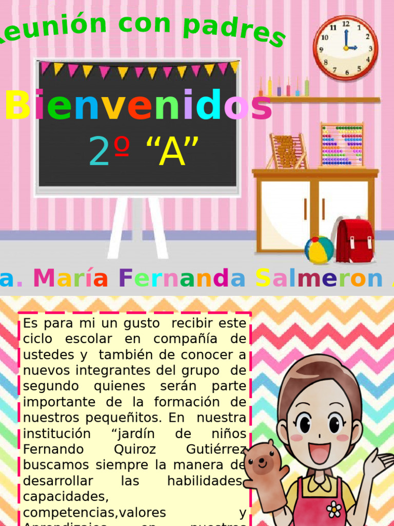 Reunion previa con padres de familia 1ra reunion virtual | PDF ...