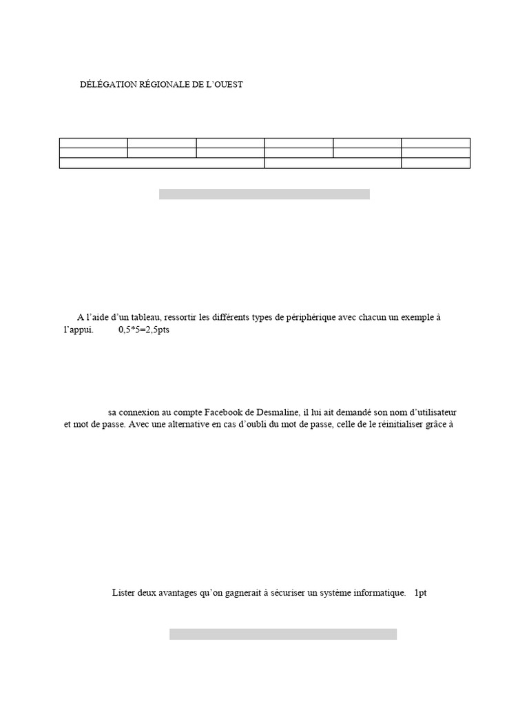 Épreuve Informatique Première A4 2024 | PDF | Sécurité des systèmes d ...
