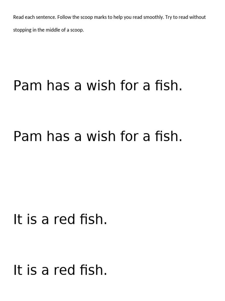 Fish Wish Differntiated | PDF