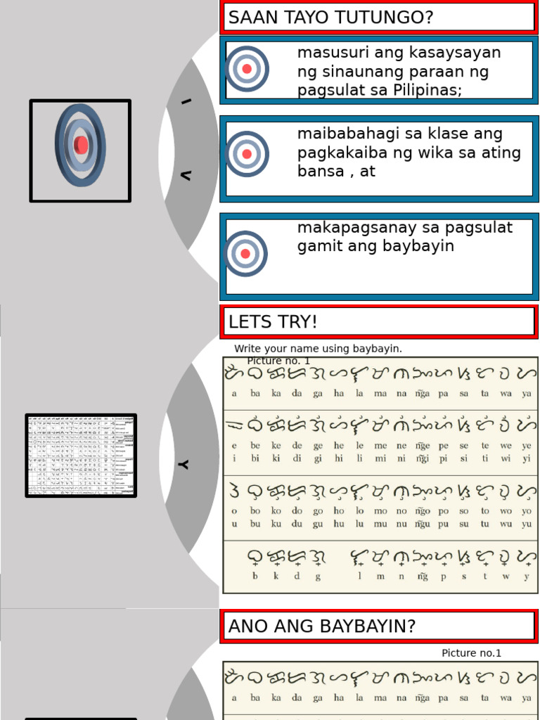 2.ang Baybayin Badlit at Klasipikasyon NG Mga Wika Sa Pilipinas | PDF