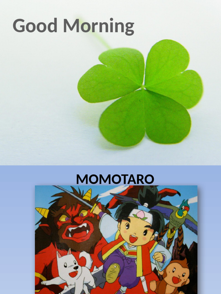 Moral Lessons from Momotaro Story | PDF