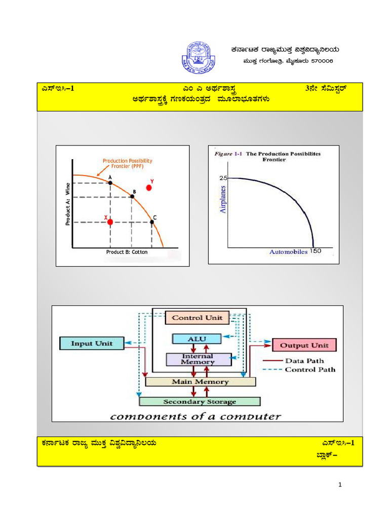 Computer Fundamental To Economics II SEC1 | PDF