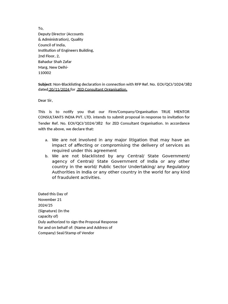 10 Undertaking | PDF