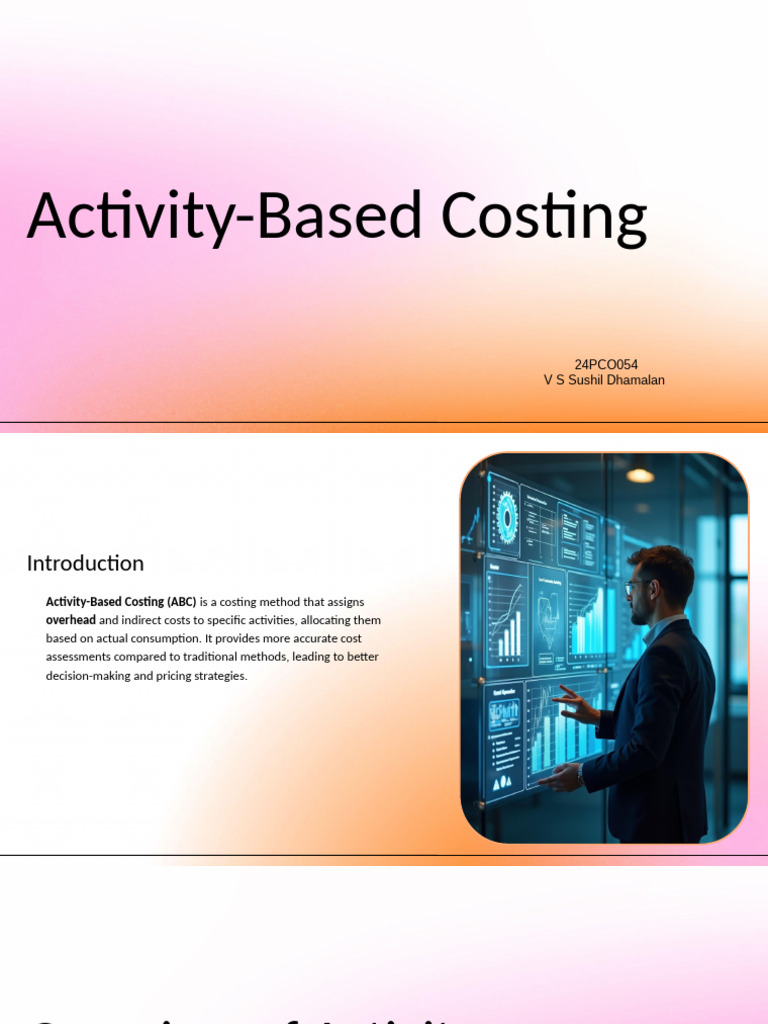Understanding Activity-Based Costing | PDF | Economies | Business Economics